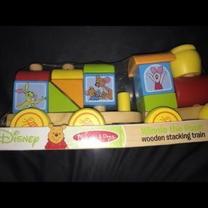 Disney | Other | Winnie The Pooh Wooden Stacking Train | Poshmark